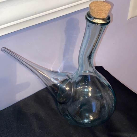 Dining | Vintage Handblown Spanish Glass Porron Wine Decanter | Poshmark